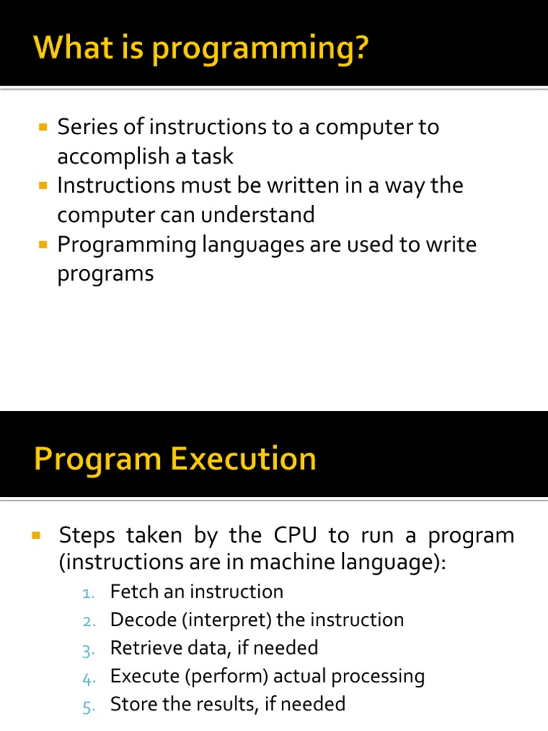 ITC Lecture 10 | PDF | Computer Program | Programming