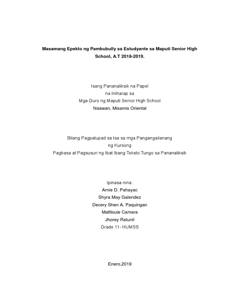 Filipino Research | PDF