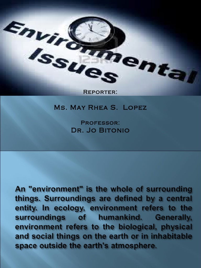12 General Environmental Issues | PDF | Global Warming | Air Pollution