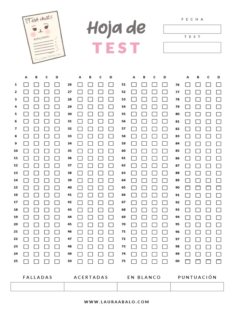 Hoja de Test Muy Chuli | PDF | Deportes