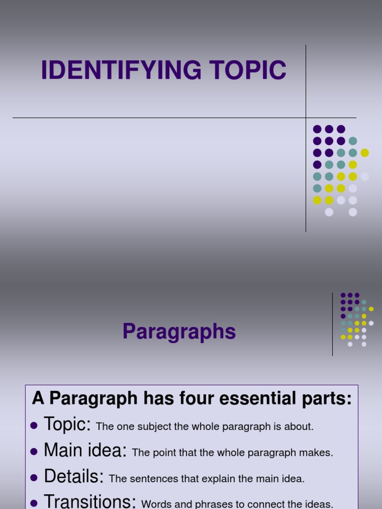 3 Identifying Topic | PDF | Medical Prescription | Earth