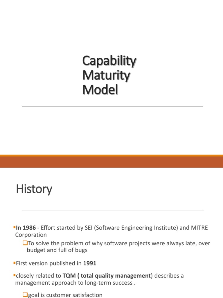 Capability Maturity Model | PDF | Business | Computing