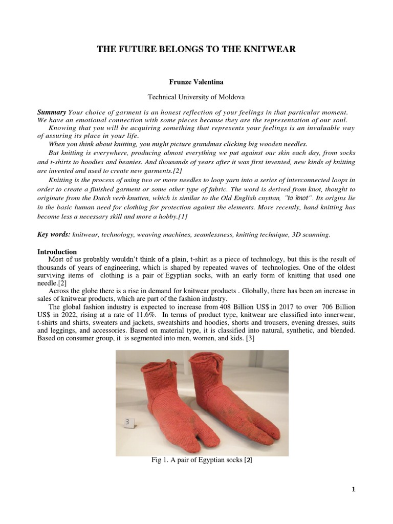 The Future Belongs To The Knitwear: Frunze Valentina | PDF | Knitting ...