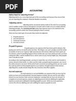 Journal Entry Types in R2R | PDF | Deferral | Accrual