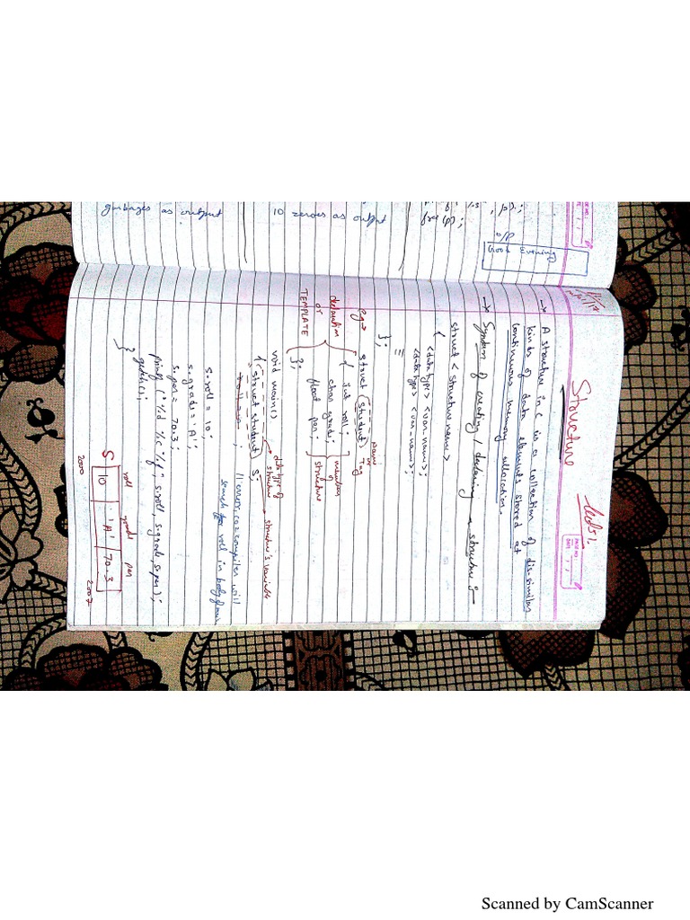 Structure in C | PDF