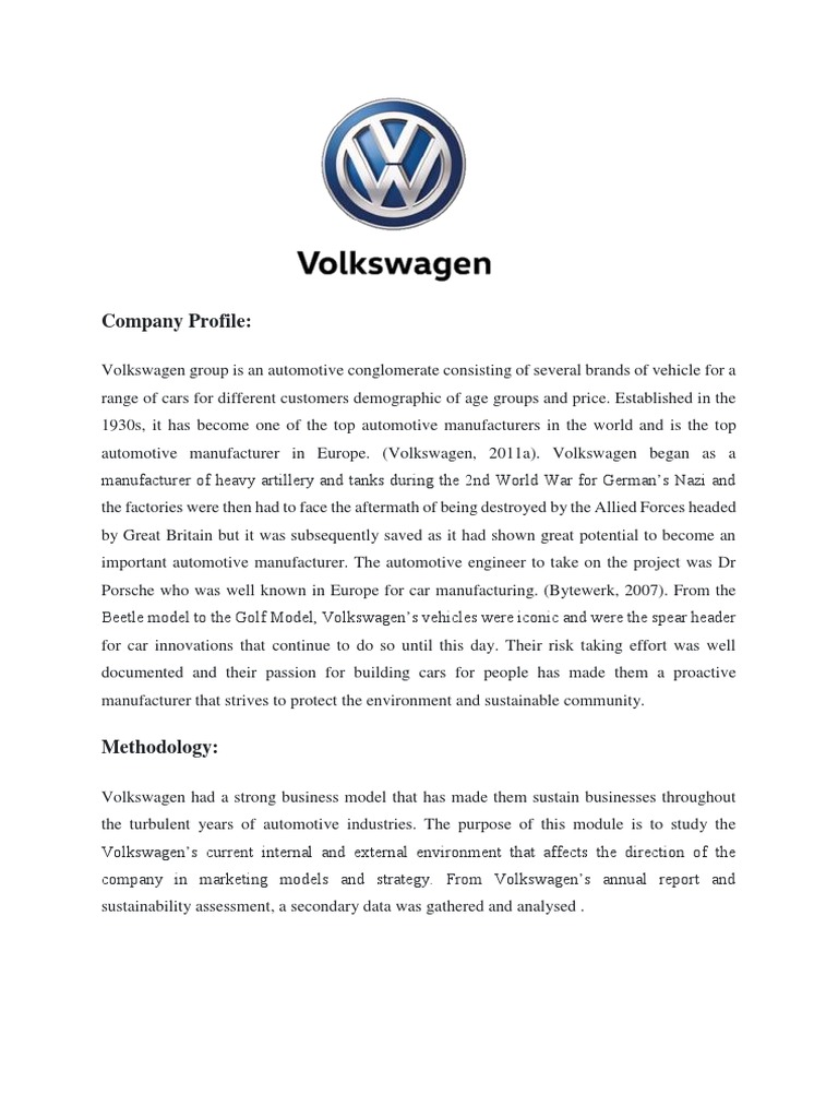 Marketing Volkswagen | PDF | Volkswagen | Car
