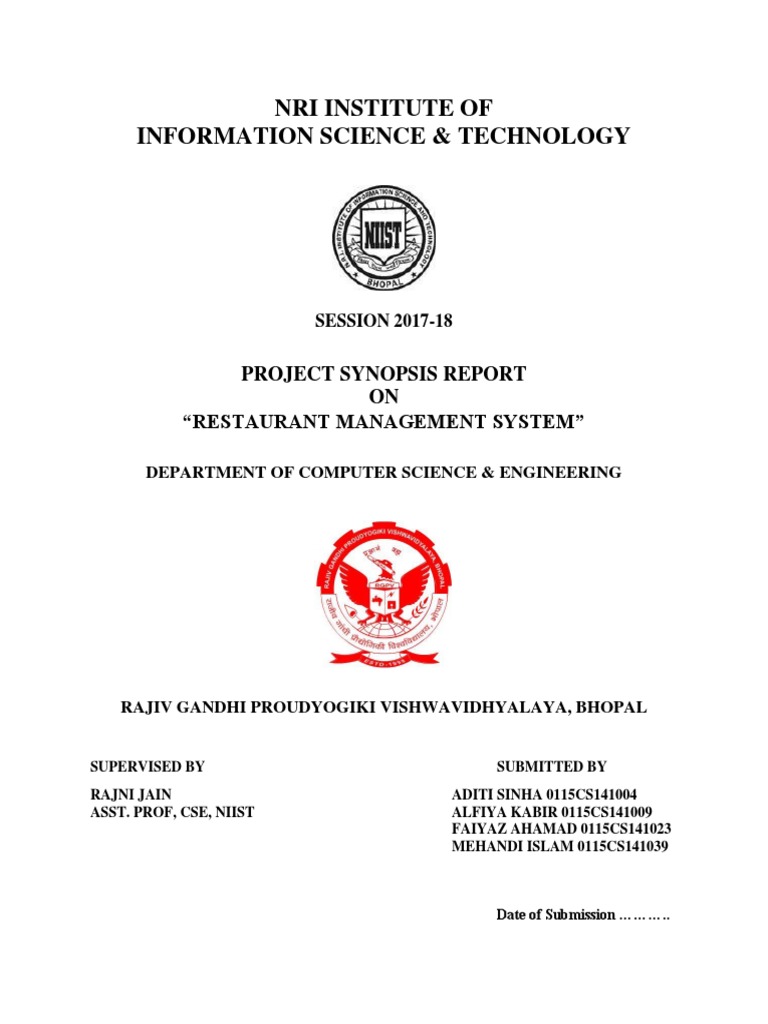 Final Report - Restaurant Management System | PDF | Software Testing ...