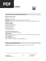 SDS Hydraulic Oil AW 68 | PDF | Toxicity | Dangerous Goods