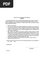 Affidavit For Ews | PDF | Affidavit