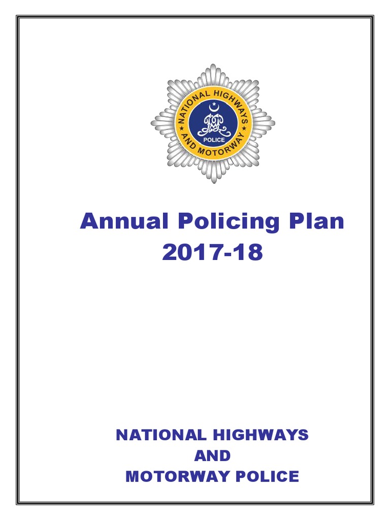Annual Policing Plan 2017-18 Final | PDF | Road Traffic Safety ...