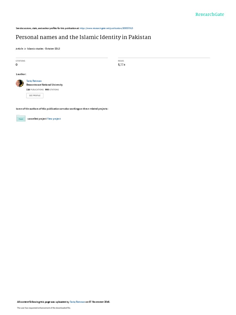 Names and Islamic Identity 2 | PDF | Husayn Ibn Ali | Shia Islam