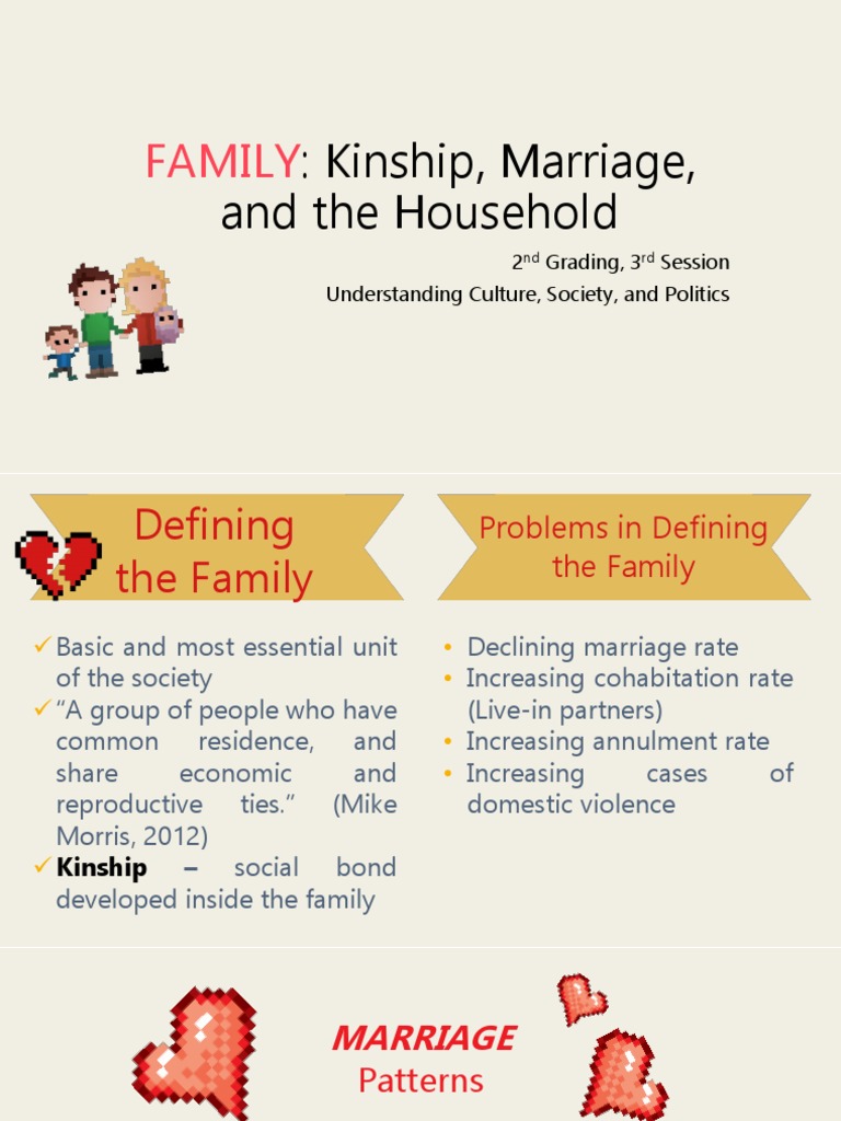 Family:: Kinship, Marriage, and the Household | Marriage | Family