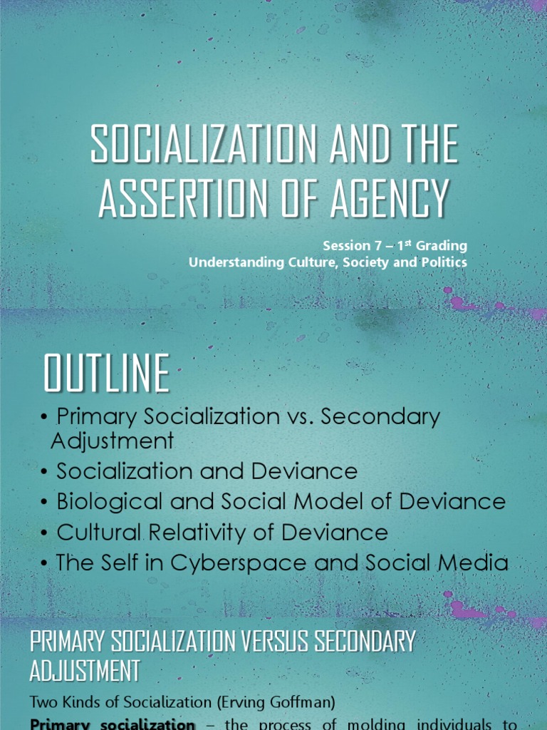 Socialization and Deviance: Understanding Cultural Norms | PDF ...