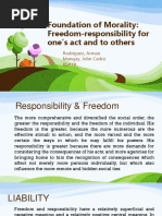 Freedom As A Foundation of Moral Act | PDF | Free Will | Rationality