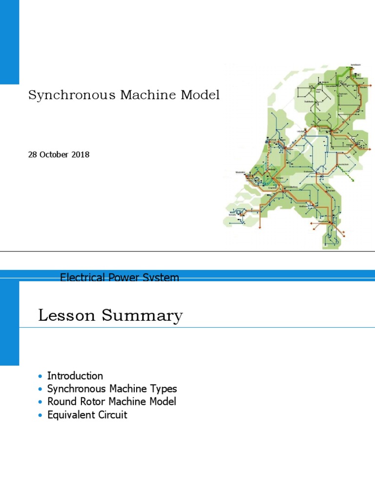 Synchronous Machine Model | PDF | Electric Generator | Electrical ...