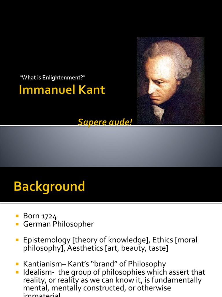 All About Immanuel Kant | PDF | Immanuel Kant | Social Institutions