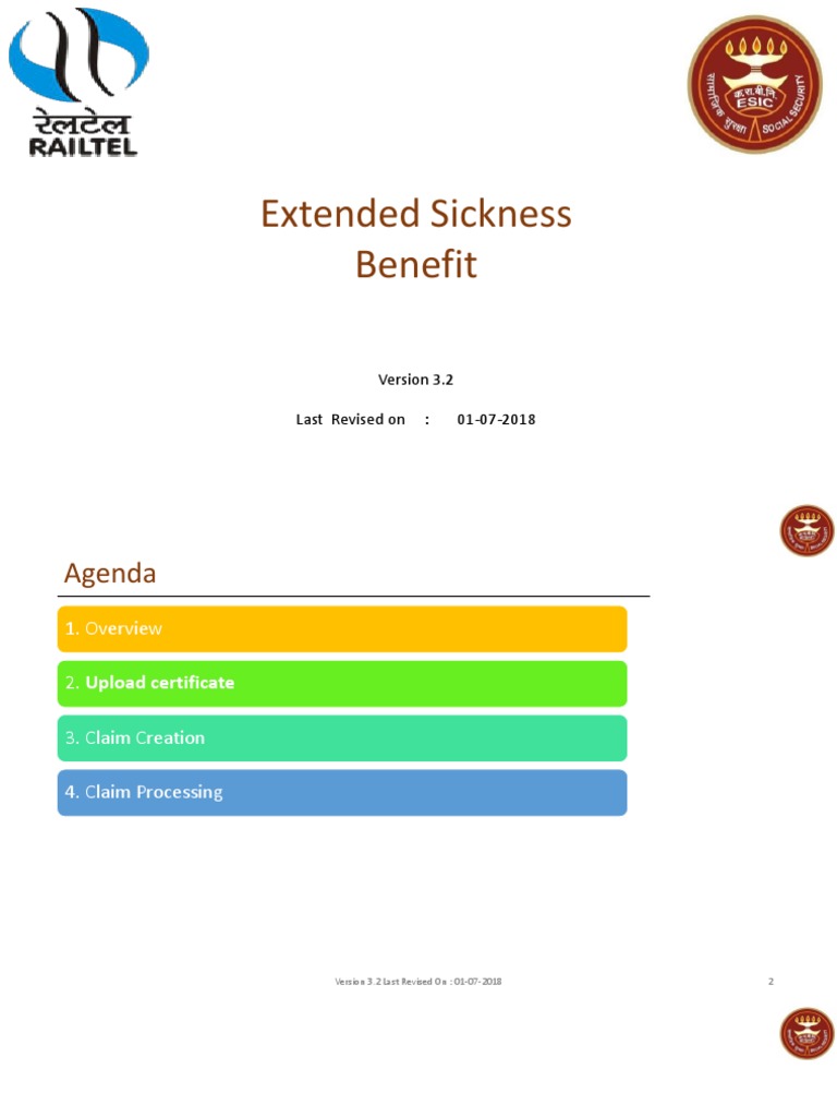 Extended Sickness Benefit Workflow Guide | PDF | System Software ...