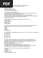 Genetic Final Exam | PDF | Dominance (Genetics) | Genetics