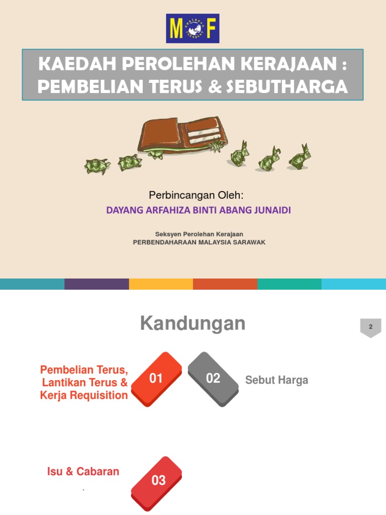 Pembelian Terus Dan Sebutharga | PDF