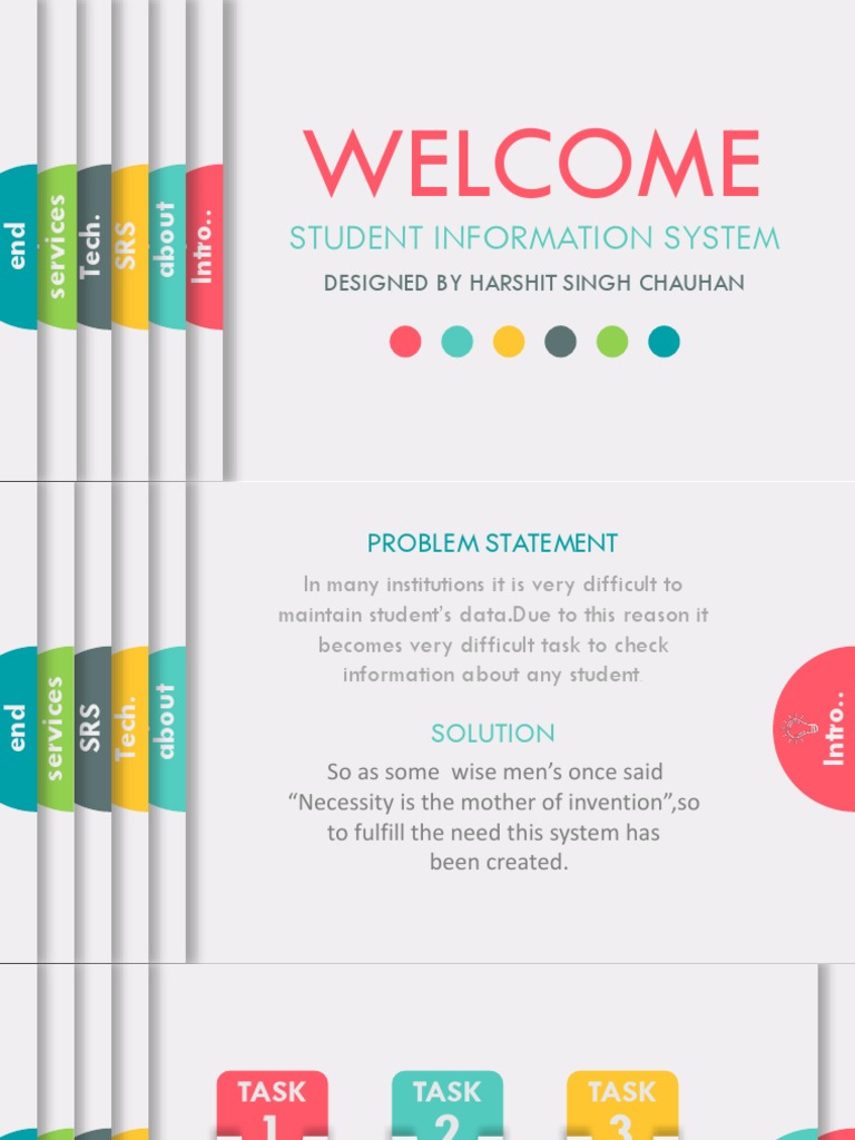 Sis Project Presentation | PDF | Software Engineering | Information Science