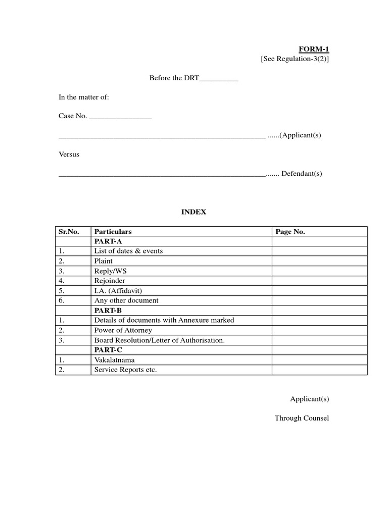 DRT Rules. Forms - 2015 | PDF | Debt | Interest