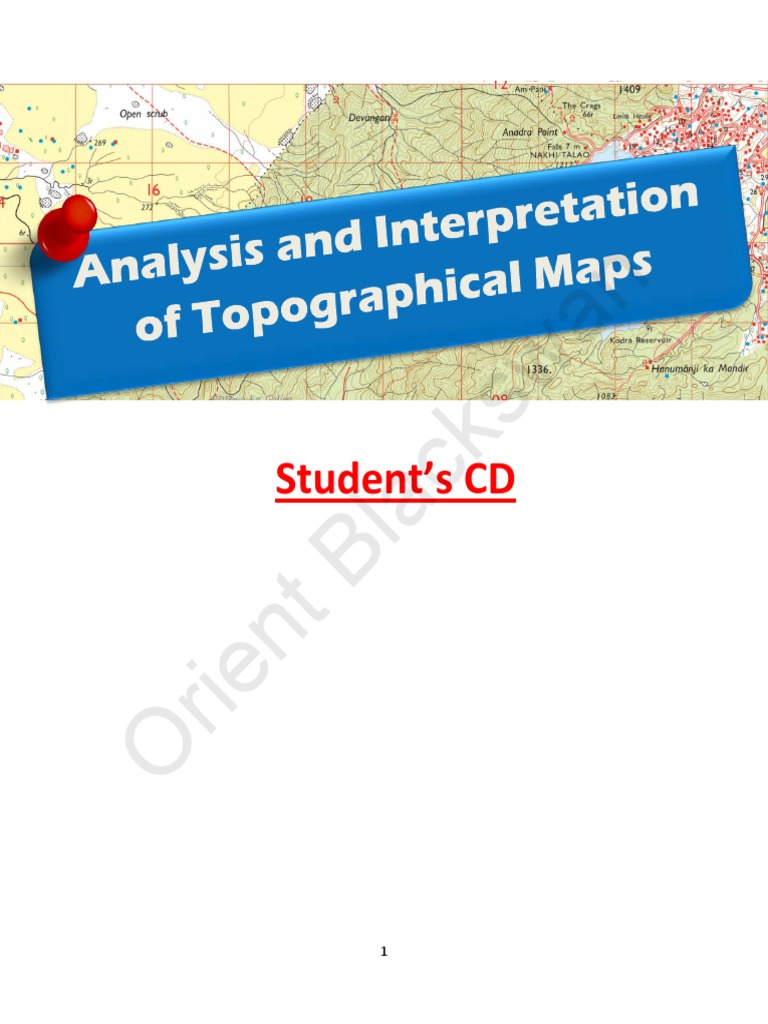 Analysis and Interpretation of Topographical Maps (ICSE) | PDF | Earth ...