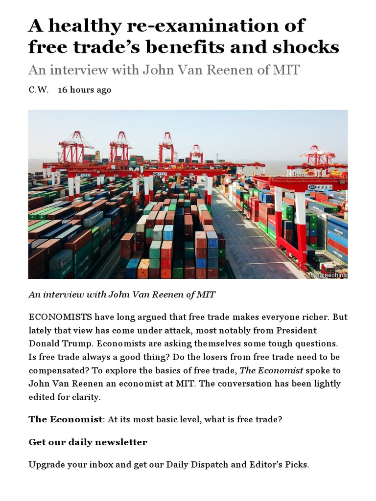 Free Trade: Benefits and Challenges | PDF | Free Trade | Trade