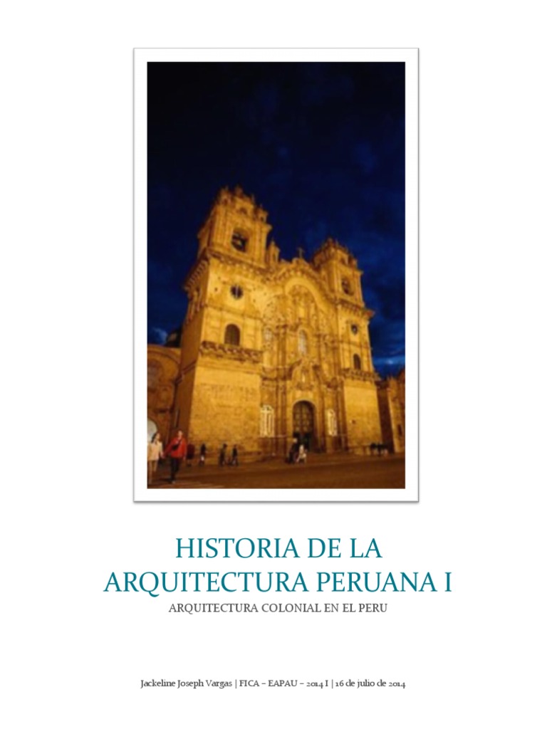 Arquitectura Colonial en El Peru | PDF