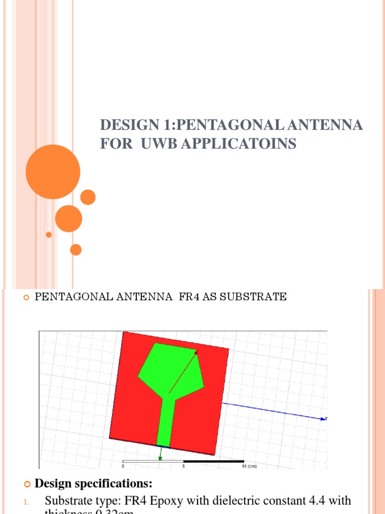 Pentagonal Antenna For UWB Antenna | PDF