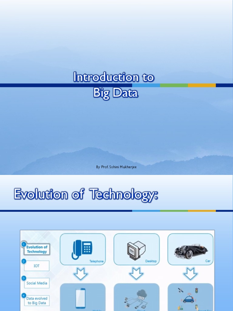 Introduction To Big Data | PDF | Big Data | Internet Of Things