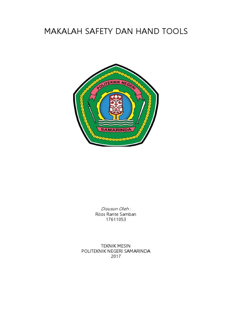 Makalah Safety k3 Dan Hand Tool | PDF