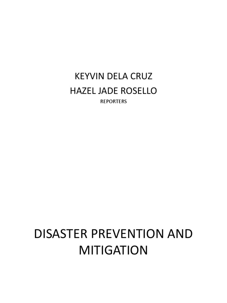 Disaster Prevention and Mitigation | PDF | Natural Disasters | Tsunami