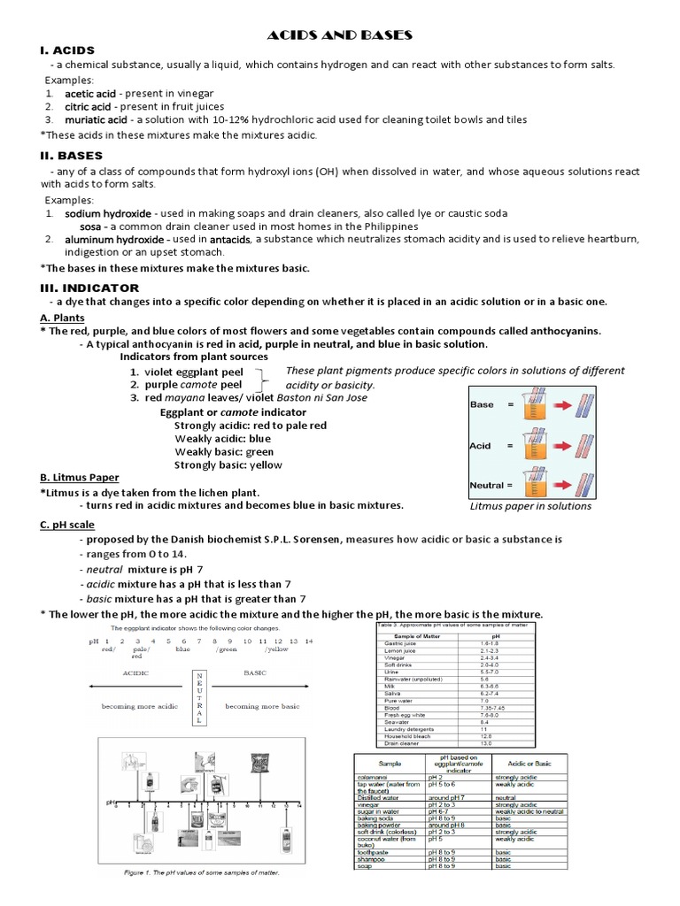 Understanding Acids, Bases, and pH | PDF | Ph | Rust