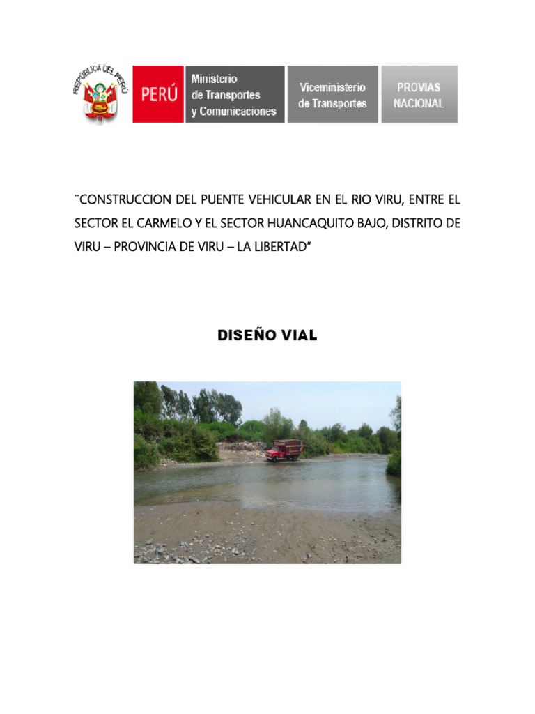 Diseño Vial Pdf La Carretera Puente