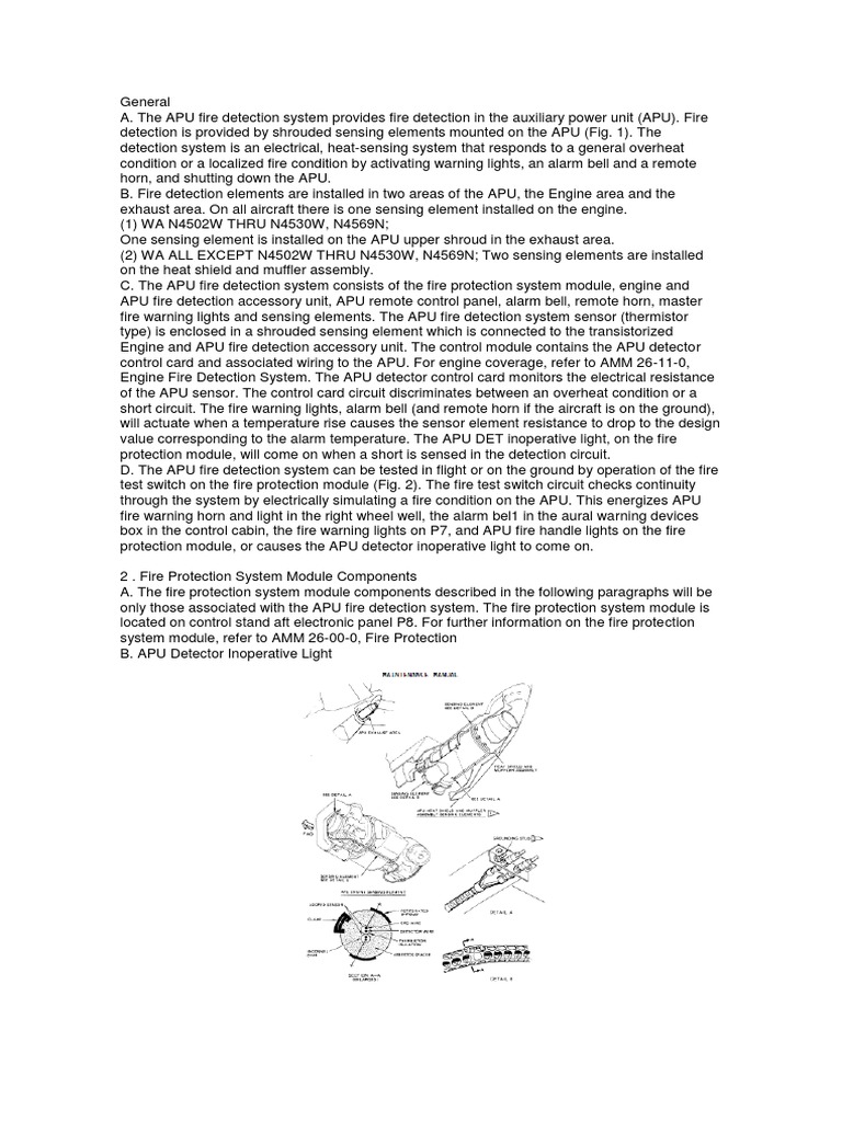 Apu Fire | PDF | Relay | Switch