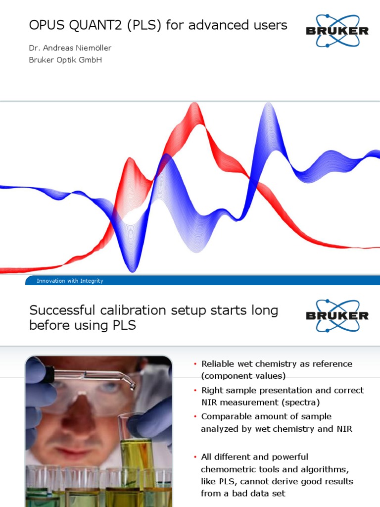 2017 - OPUS Quant Advanced PDF | PDF | Chemometrics | Factor Analysis