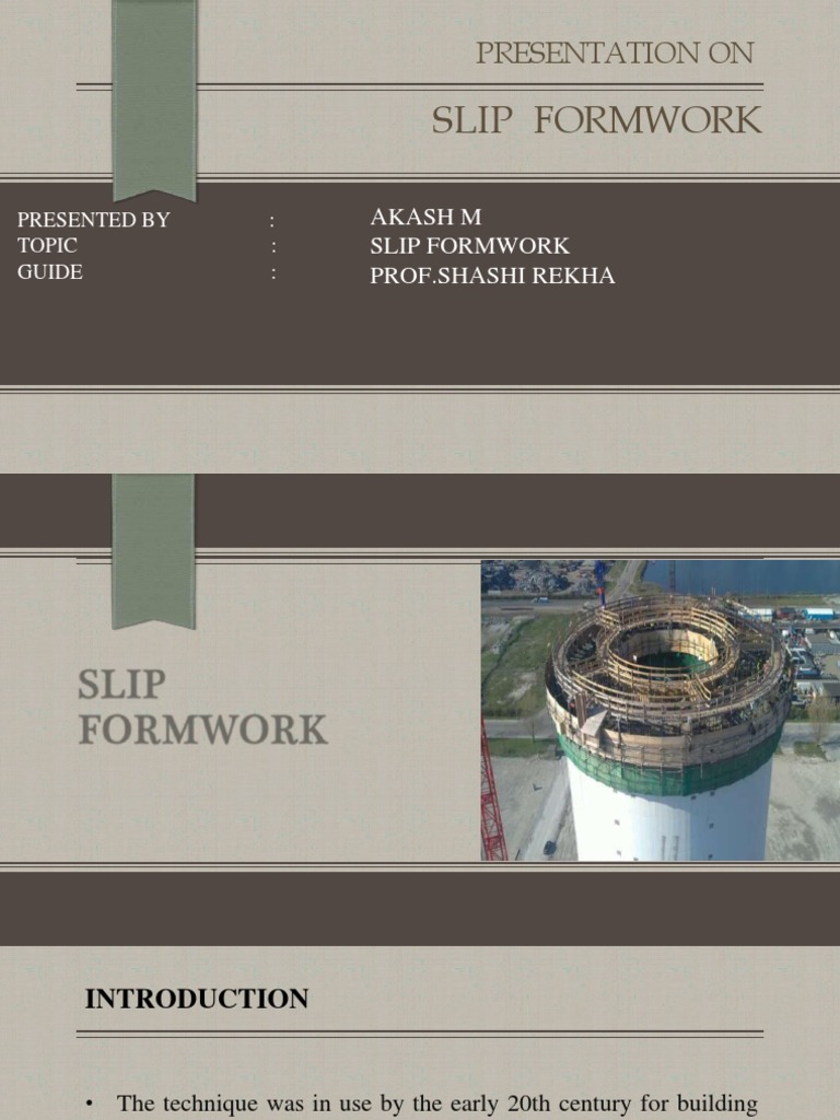 Overview of Slip Formwork Techniques | PDF | Concrete | Civil Engineering
