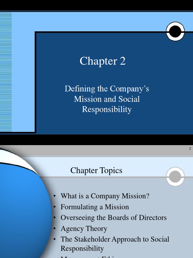 Chap002 Mission, Vision and Social Responsibility | PDF | Corporate Social Responsibility ...
