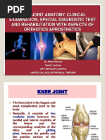 Knee Examination - OSCE Guide - Geeky Medics | PDF | Knee | Musculoskeletal System