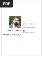 O-Level Pakistan Studies Notes | PDF | Qur'an | Islam