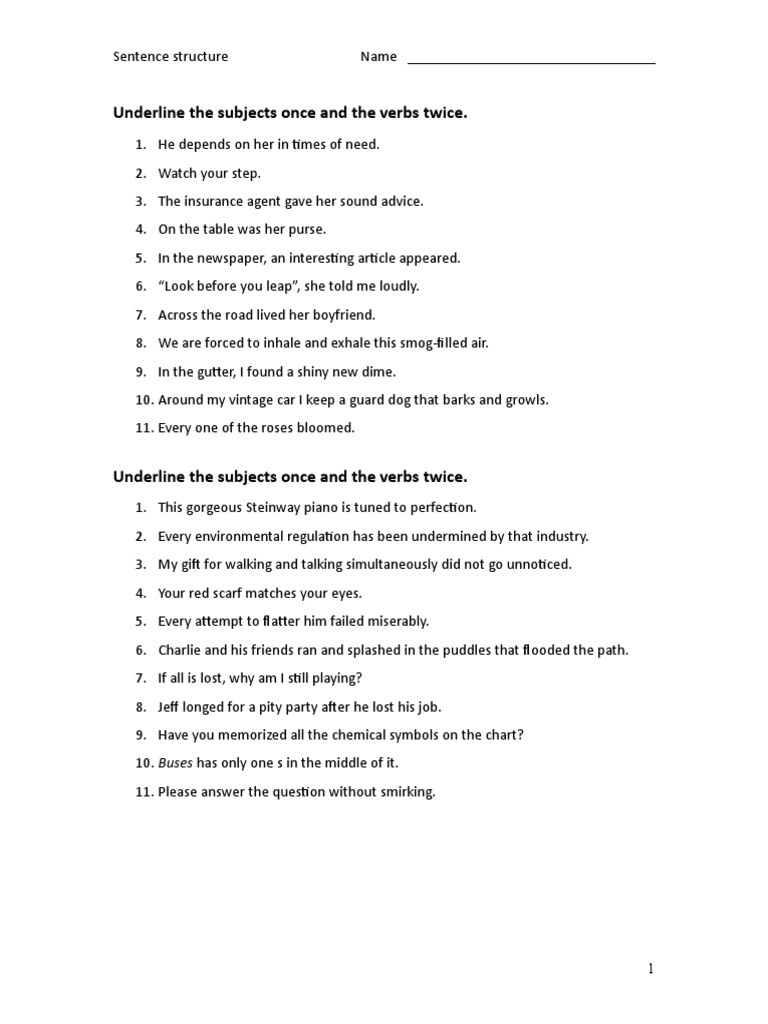 Sentence Structure 2 | PDF | Comma