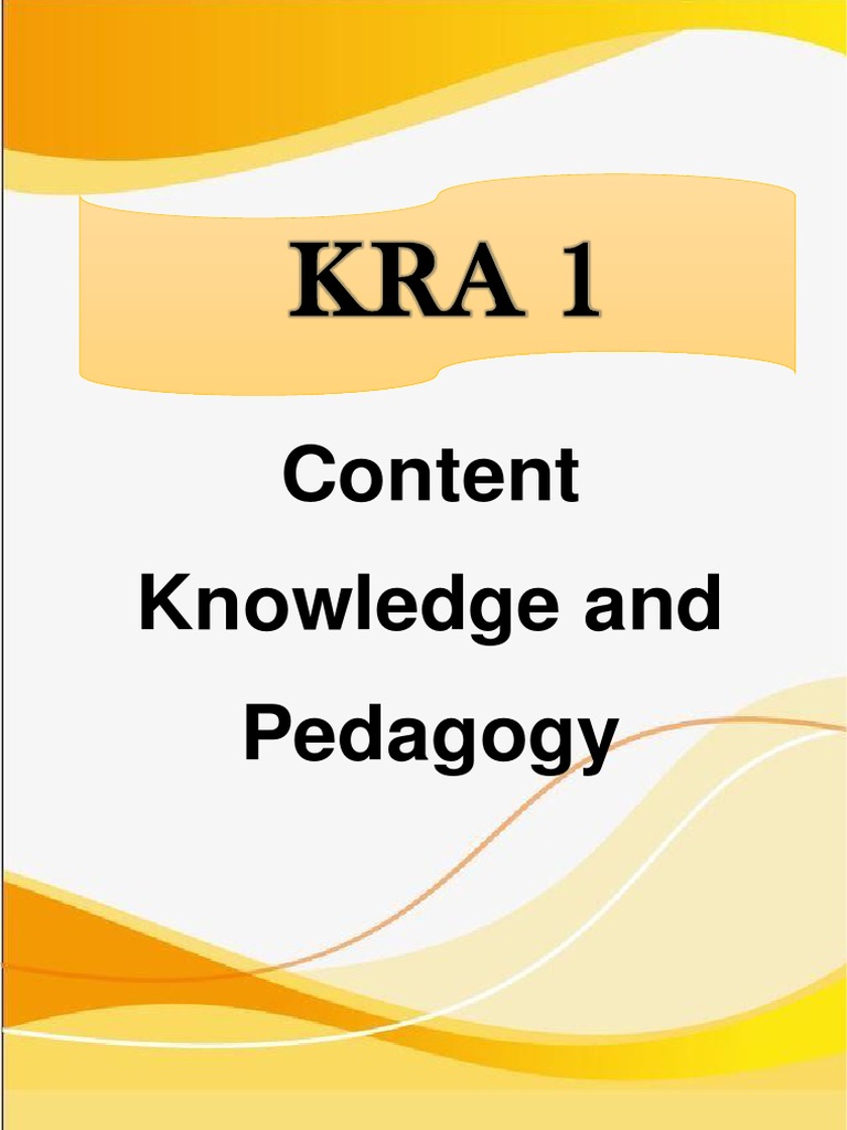 Content Knowledge and Pedagogy | PDF | Lesson Plan | Educational Assessment