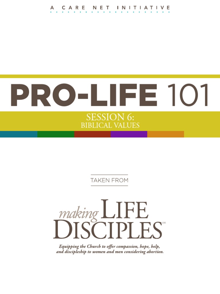 PRO-LIFE 101: Session 6 | PDF