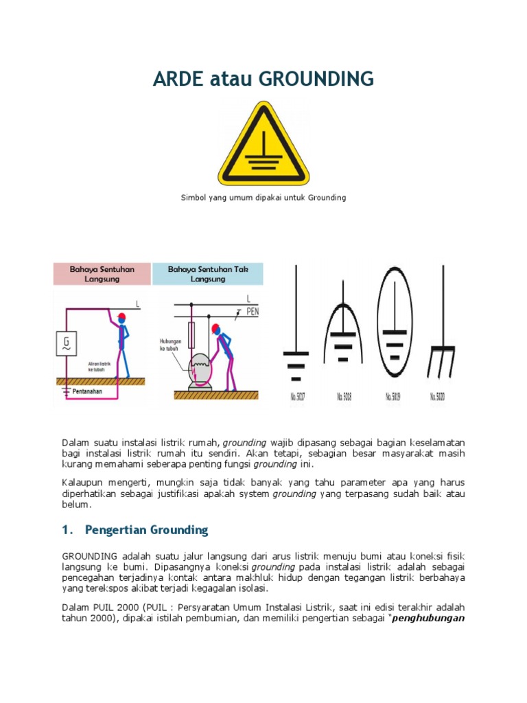 Arde Grounding | PDF