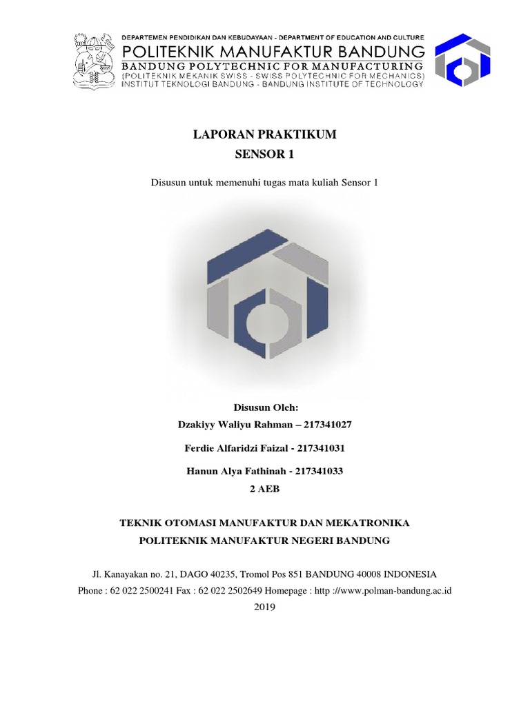 Laporan Sensor1 | PDF | Teknologi & Rekayasa