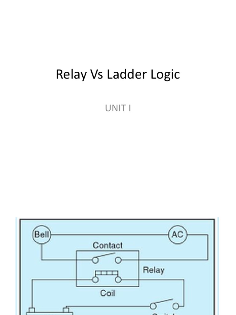 Relay Vs Ladder Diagram | PDF
