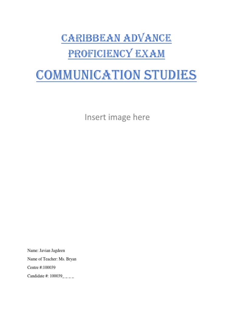 Communication studies Ia sample | Unemployment | Poverty & Homelessness