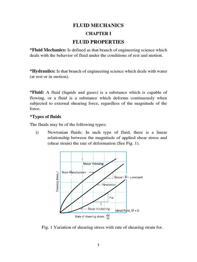 Fluid Properties and Viscosity Basics | PDF | Fluid Mechanics | Viscosity