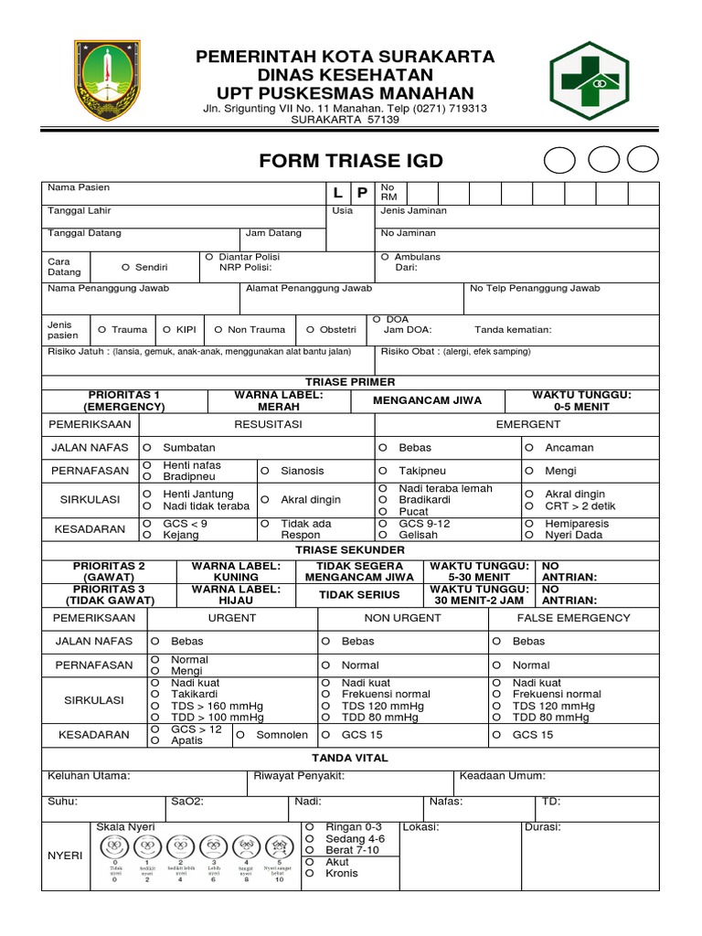 7.2.3 Form Triase | PDF