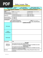 MATH DLP YEAR 1 TS25 PDPR (Template) | PDF | Worksheet | Lesson Plan